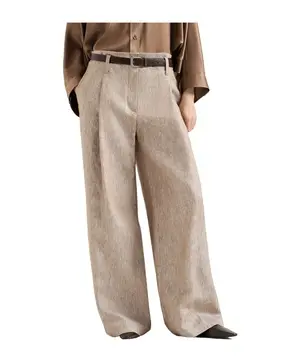 Brunello Cucinelli Pleated A-line Trousers