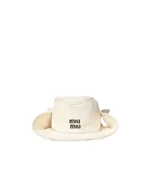 Miu Miu Logo Bucket Hat