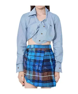 VIVIENNE WESTWOOD Cropped Drunken Shirt
