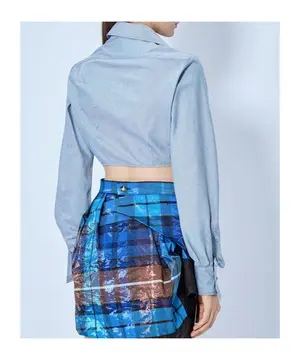 VIVIENNE WESTWOOD Cropped Drunken Shirt