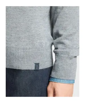 FAY Round-neck Pullover In Merinos Wool