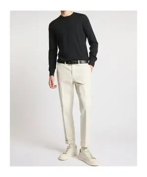 FAY Round-neck Pullover In Merinos Wool