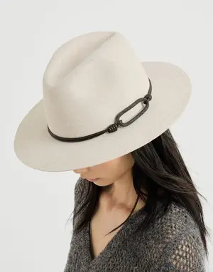 Brunello Cucinelli Wide Brim Felt Fedora