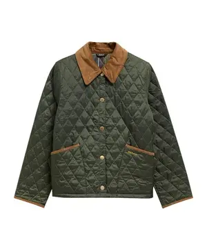 Barbour Icons Cropped Liddesdale Quilted Jacket