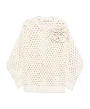 Blumarine Crew-neck Knit Top