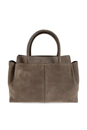 TOD'S Structured Suede Tote Bag