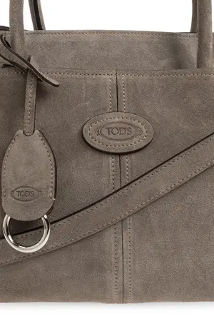TOD'S Structured Suede Tote Bag