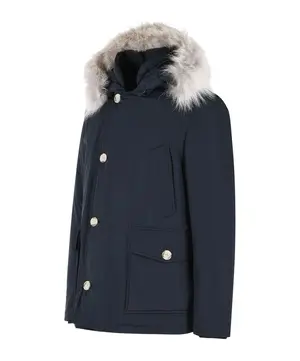 Woolrich Long-sleeved Hooded Parka Coat
