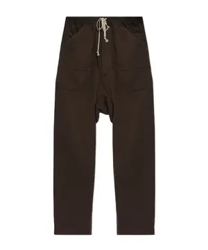 Rick Owens Drawstring Casual Pants - Brown