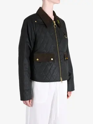 Barbour Icons Spey Quilted Jacket - Olive