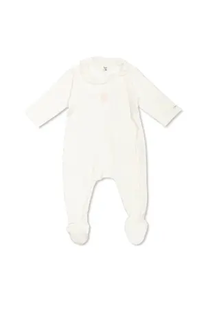 Chloé Long-sleeve Bodysuit, Hat, And Bib Set