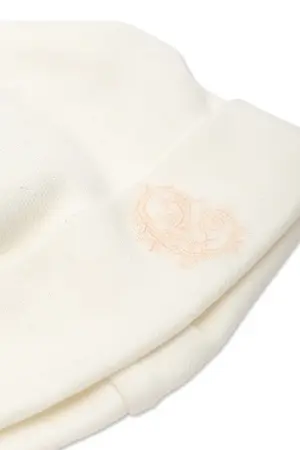 Chloé Long-sleeve Bodysuit, Hat, And Bib Set