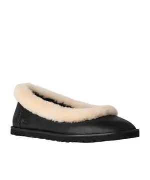 UGG Fur Trim Ballerina