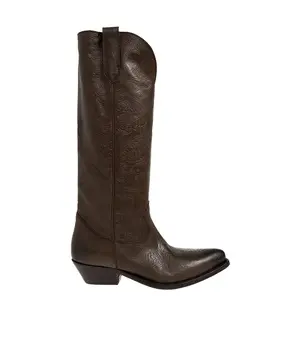 GOLDEN GOOSE Wish Star Boots - Brown