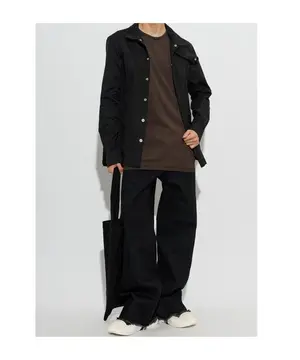 Rick Owens Central-seam Short-sleeve T-shirt