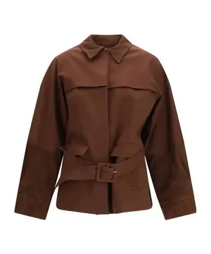 Fabiana Filippi Suede-accent Casual Jacket