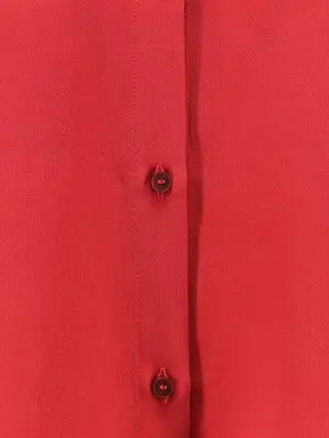 ALYSI Pointed-collar Silk Shirt