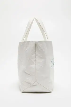 Acne Studios Leather Tote With Logo