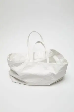 Acne Studios Leather Tote With Logo