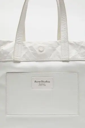 Acne Studios Leather Tote With Logo
