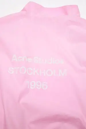 Acne Studios Washed Logo Jacket - Light Pink