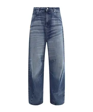 PDFCHANNEL Pdf Legganda Oversized Jeans - Washed Blue