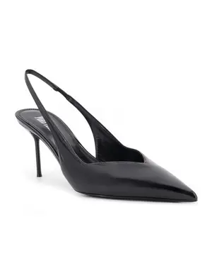 Paris Texas Lidia Slingback Pumps - Black