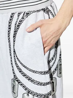 PDFCHANNEL Chain Print Shorts
