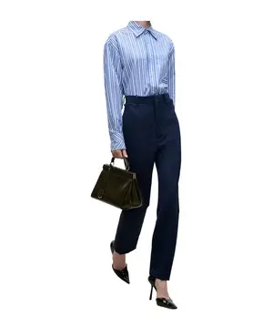 Victoria Beckham Striped Cotton Shirt