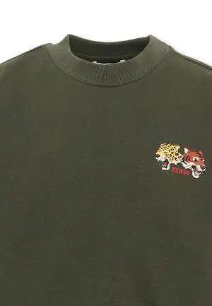 Kenzo Tiger Graphic Long-sleeved Sweatshirt