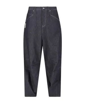 PDFCHANNEL Pdf Oversized Wide-leg Jeans - Blue