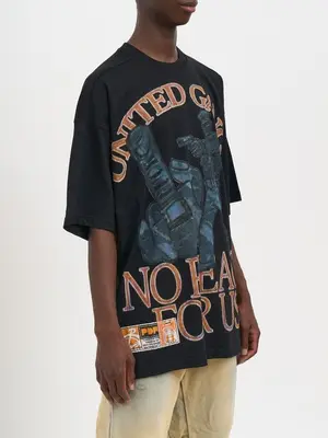 PDFCHANNEL Pdf Graphic Printed Crewneck T-shirt