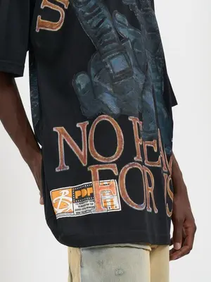 PDFCHANNEL Pdf Graphic Printed Crewneck T-shirt