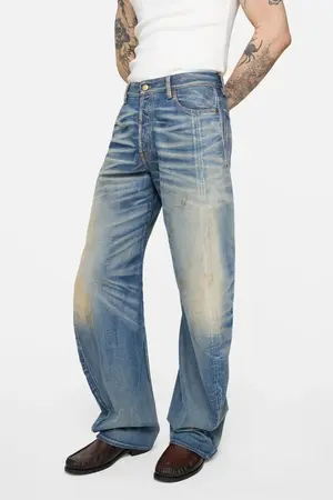 Acne Studios Loose-fit Twill Denim Jeans