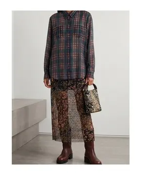 Dries Van Noten Cheers Checked Shirt - Multi-color