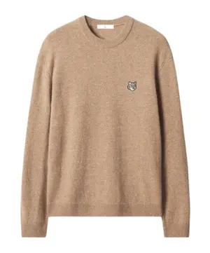 Maison Kitsuné Long-sleeved Sweater - Brown