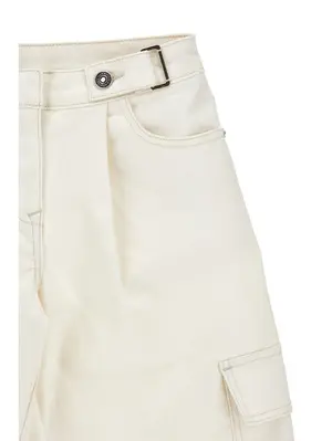 Ermanno Scervino Pleated Cargo-pocket Jeans
