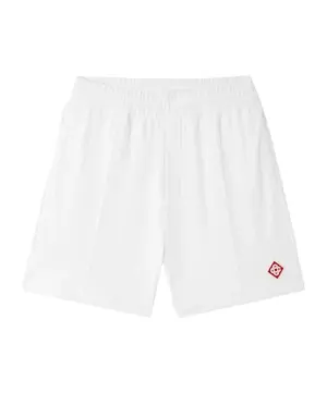 Casablanca Striped Velvet Shorts