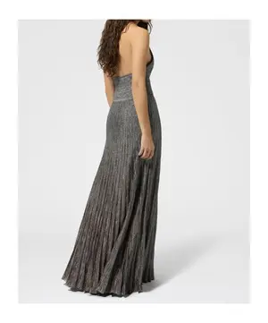 Missoni Metallic-effect Halterneck Maxi Dress