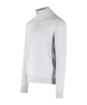 GRAN SASSO Long-sleeve Zip-up Sweater