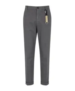 MANUEL RITZ Casual Trousers With Belt Loops - Black