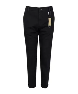MANUEL RITZ Casual Trousers With Belt Loops - Black
