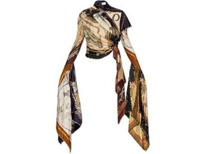 Zimmermann Valiant Draped Silk Scarf Top - No