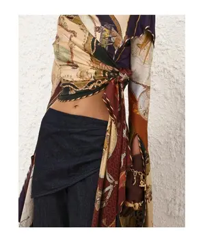 Zimmermann Valiant Draped Scarf Top