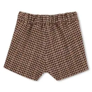 Chloé Houndstooth-pattern Pleated Shorts
