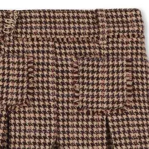 Chloé Houndstooth-pattern Pleated Shorts