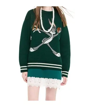 Alanui X Looney Tunes Bugs Bunny Long-sleeve Sweater