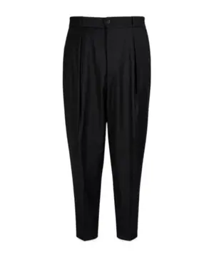 MANUEL RITZ Casual Trousers With Belt Loops - Black