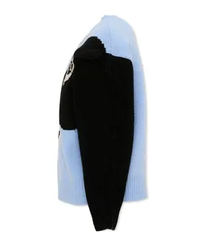 MOLO Griselda Horse-intarsia Fringed Jumper