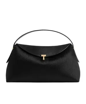 TOTEME Logo Plaque Top Handle Bag
